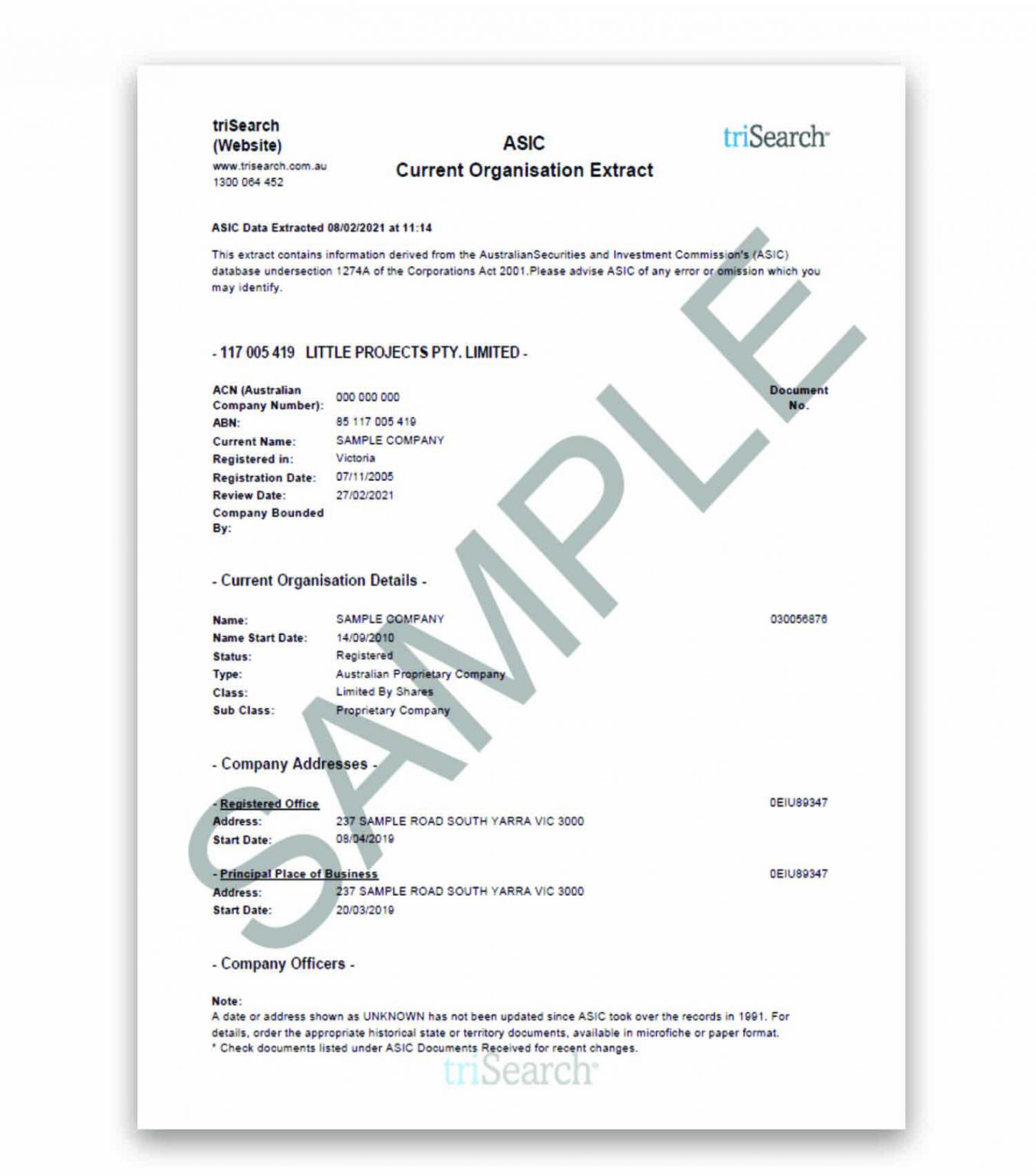 ASIC Search - triSearch