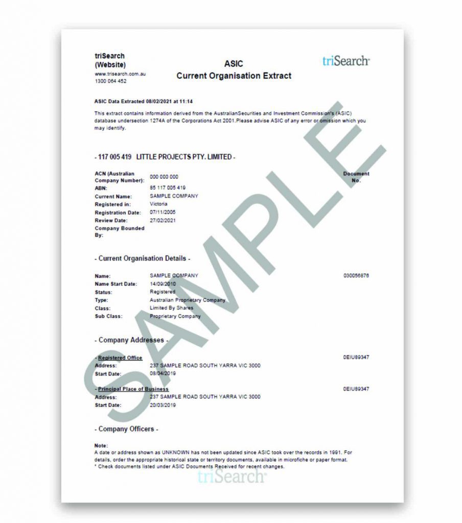 ASIC Search - triSearch
