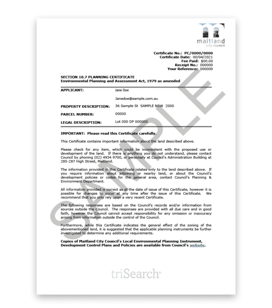 Section 10.7 Certificate - triSearch