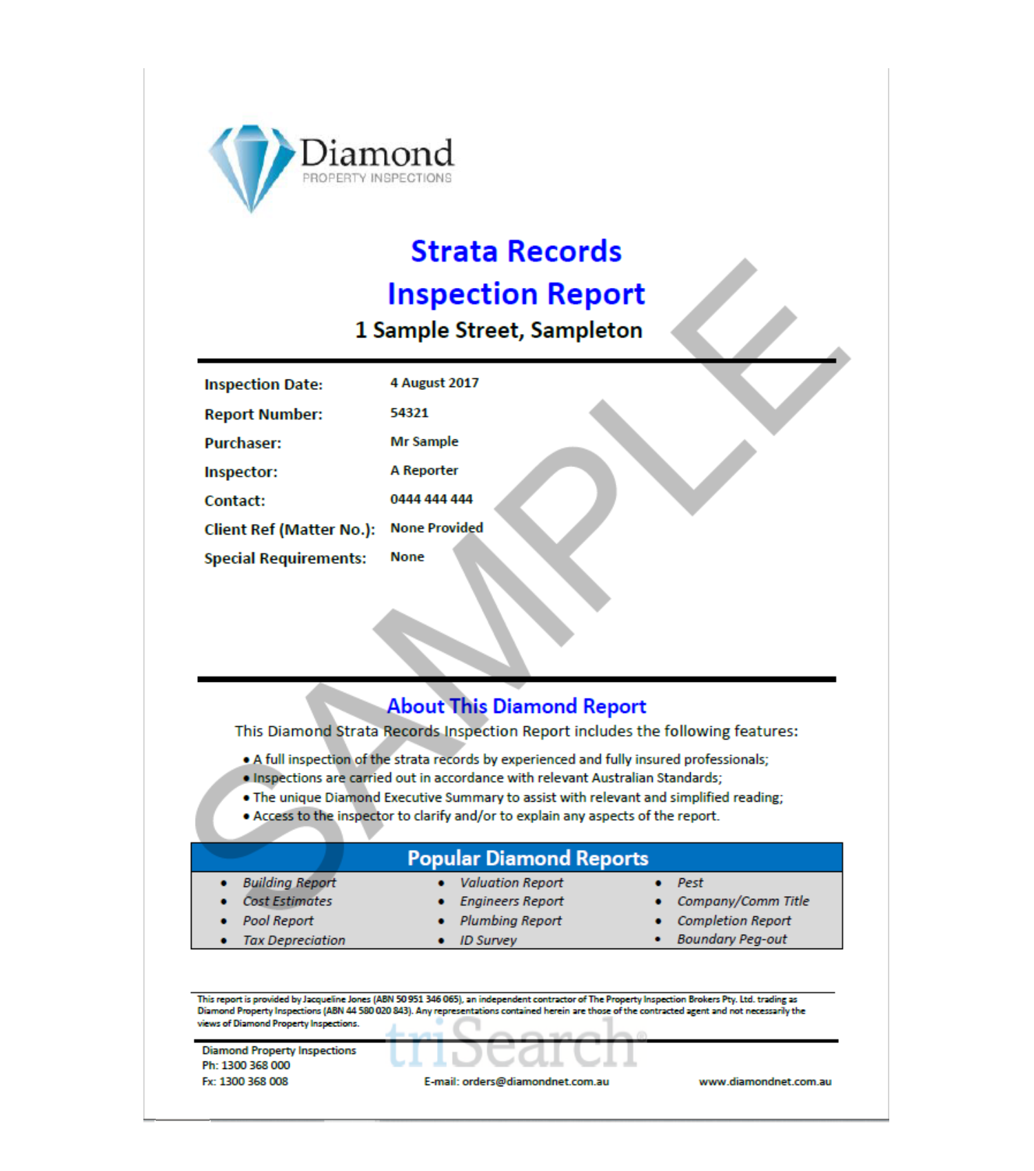 Strata Report - triSearch