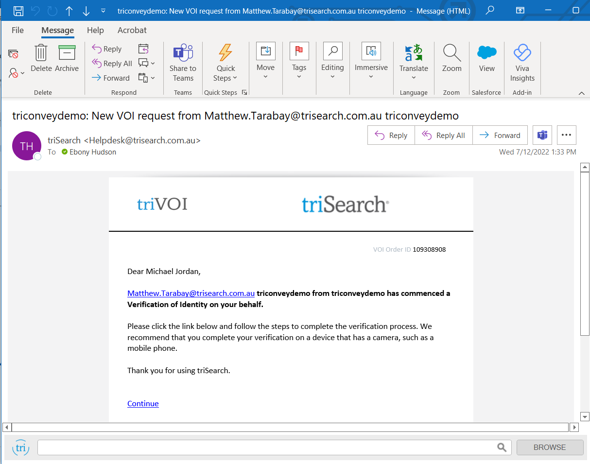 Simple steps to digital VOI - triSearch