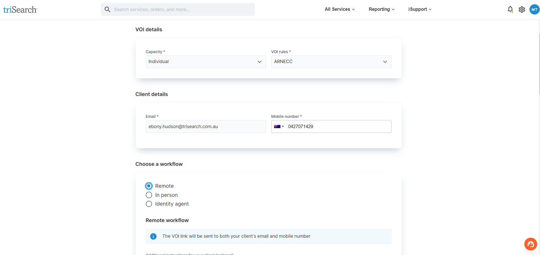 Simple steps to digital VOI - triSearch