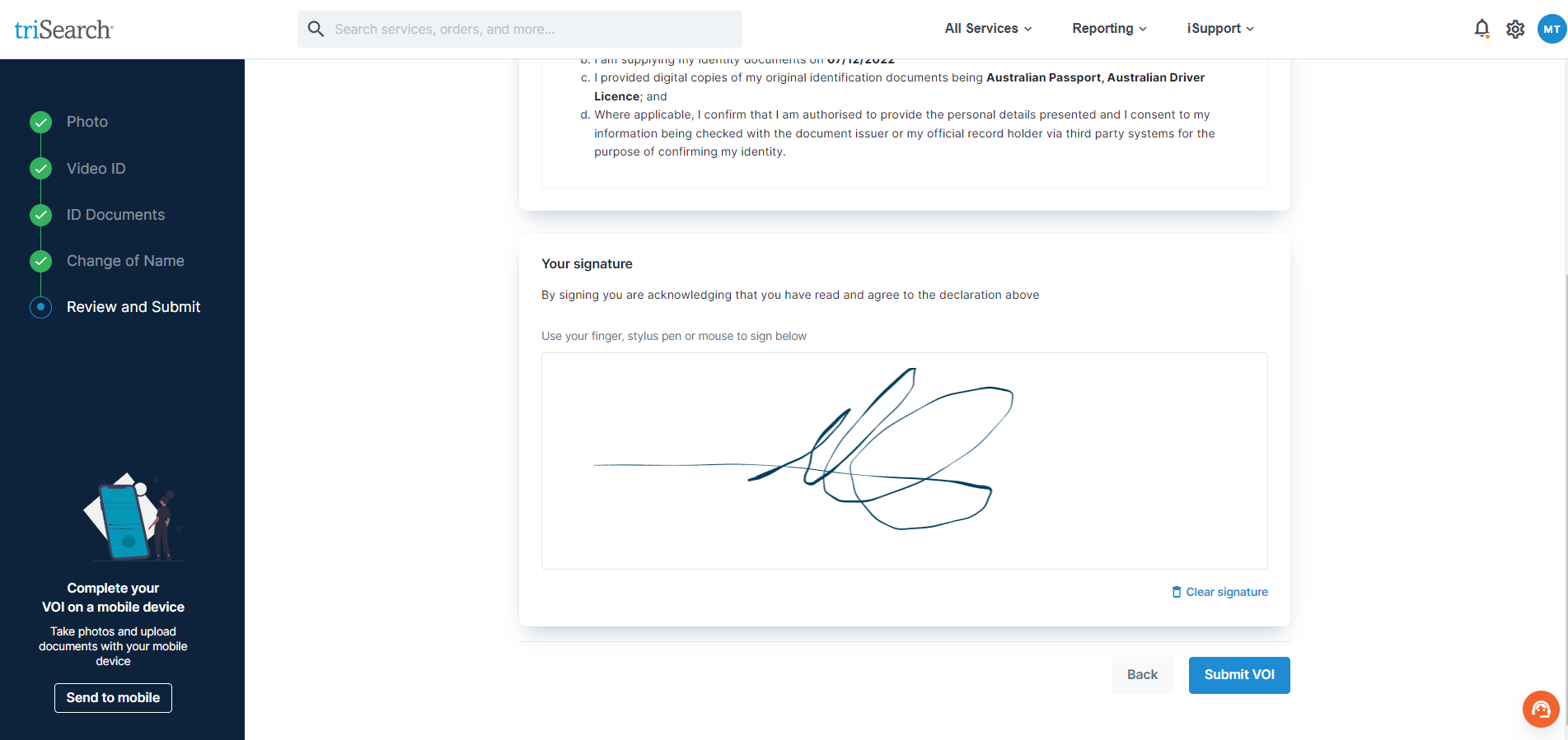 Simple steps to digital VOI - triSearch